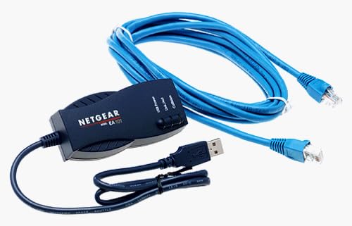 Amazon.com: Netgear EA101 10 Mbps Ethernet USB RJ45 Adapter with CAT 5 ...