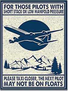 Pilot Plane Posters – For Those Pilots With, Short Stack Or Low ...