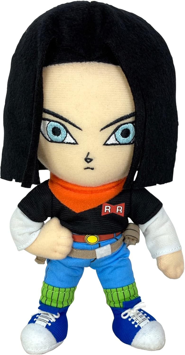 Amazon.com: GE Animation GE-52718 Dragon Ball Z 8" Android #17 Black ...