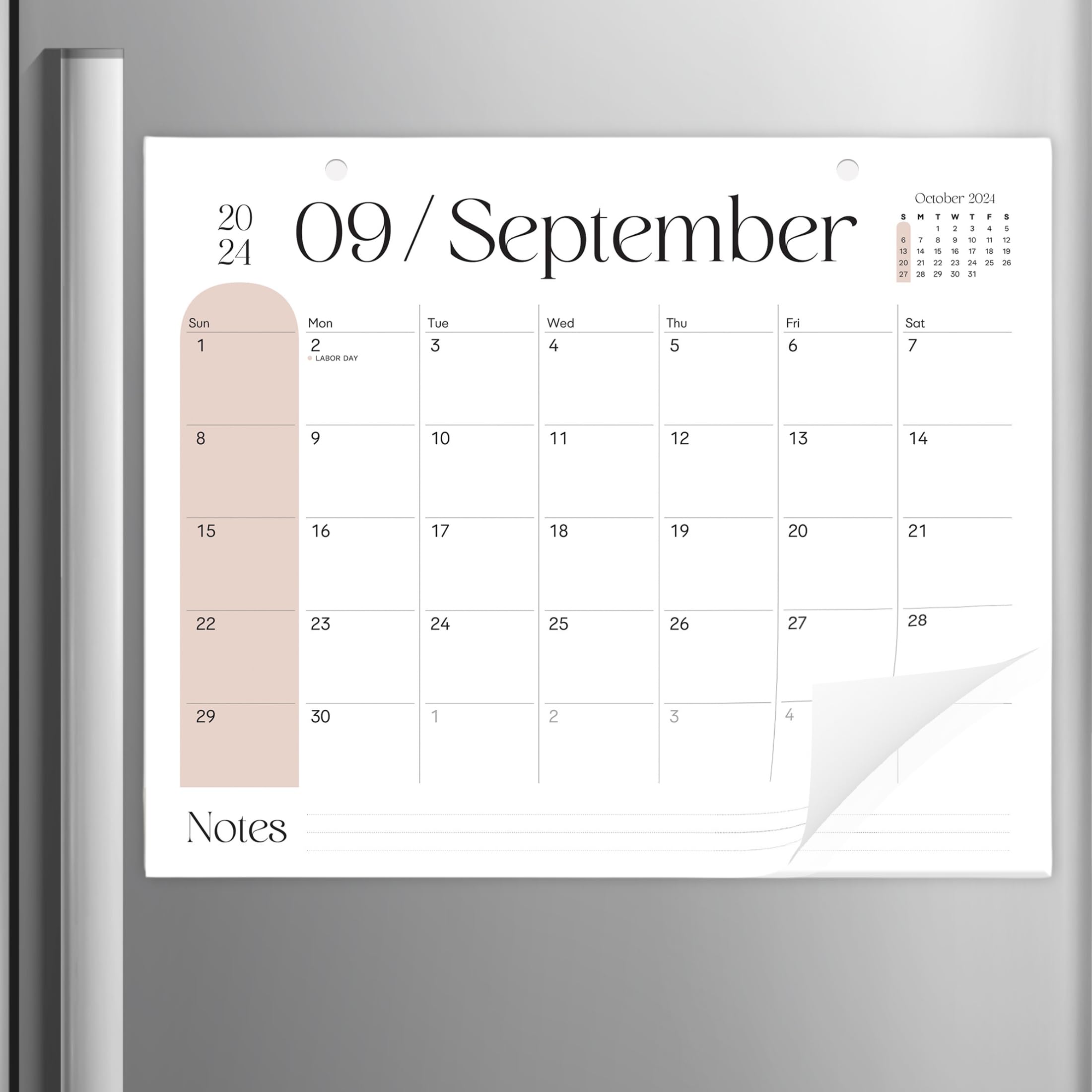 Snapklik.com : Vibrant Colored Arc Magnetic Calendar For Fridge 2024 ...