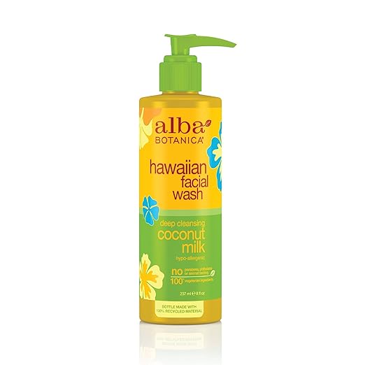 Amazon.com: Alba Botanica Hawaiian Nourishing Face Wash, Coconut Milk ...