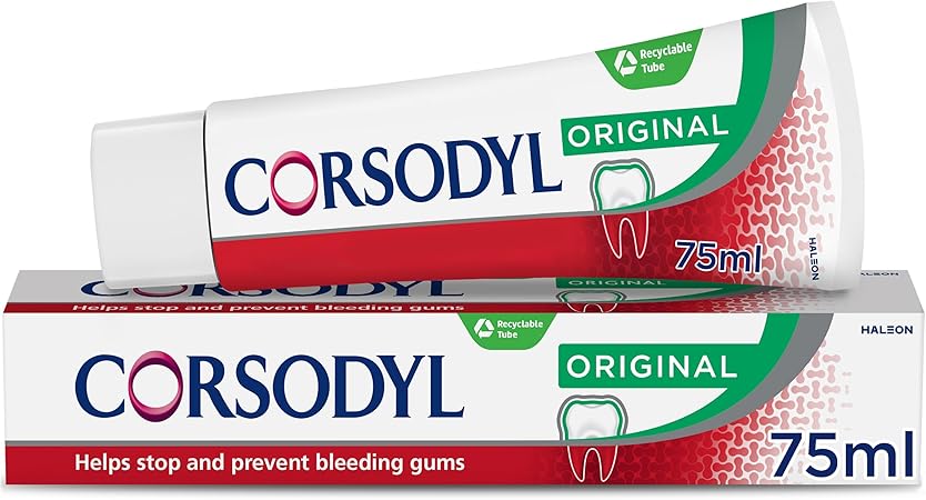 Corsodyl Toothpaste Original, Daily Gum Care, Help stop and Prevent ...