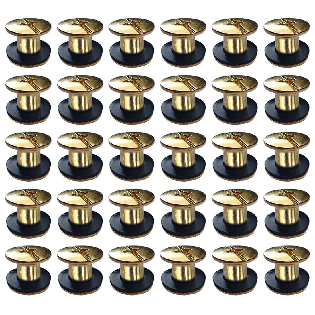Chicago Screws Uk SHSMPXOY 100 Sets Chicago Screws | M5 X 4/6/8/10/12mm ...