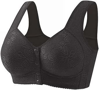 Sports Bra with Padding Cup Adjustable Shoulder Strap Large Size Bra ...