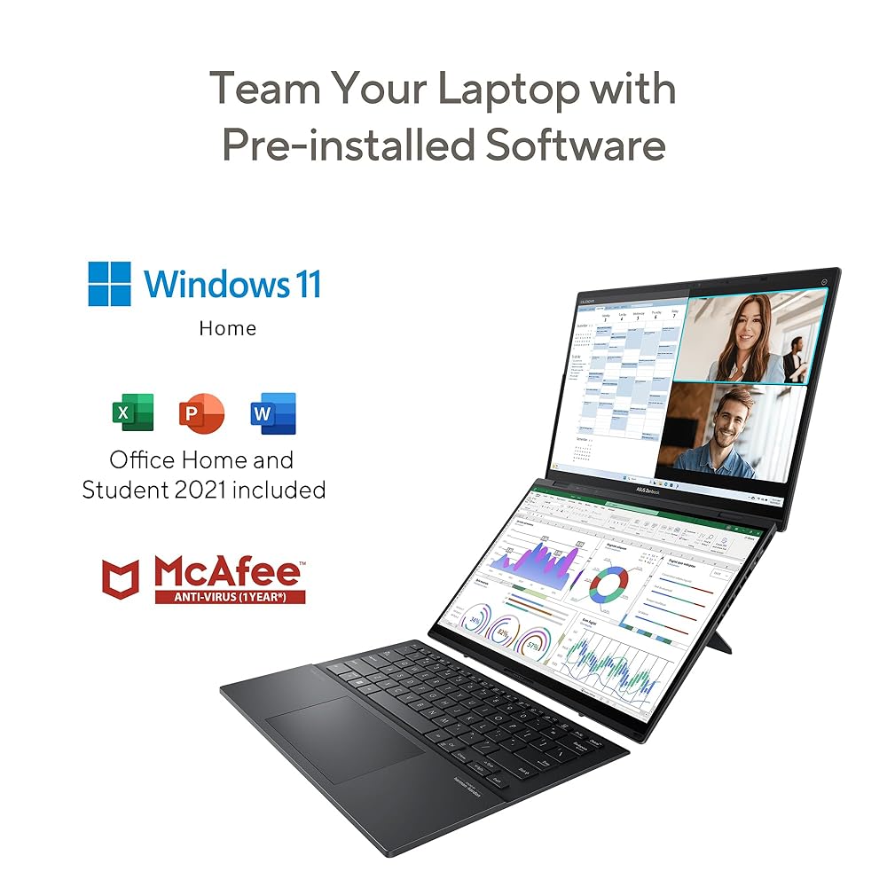 ASUS Zenbook Duo OLED (2024)، Intel Core Ultra 7، مصر | Ubuy