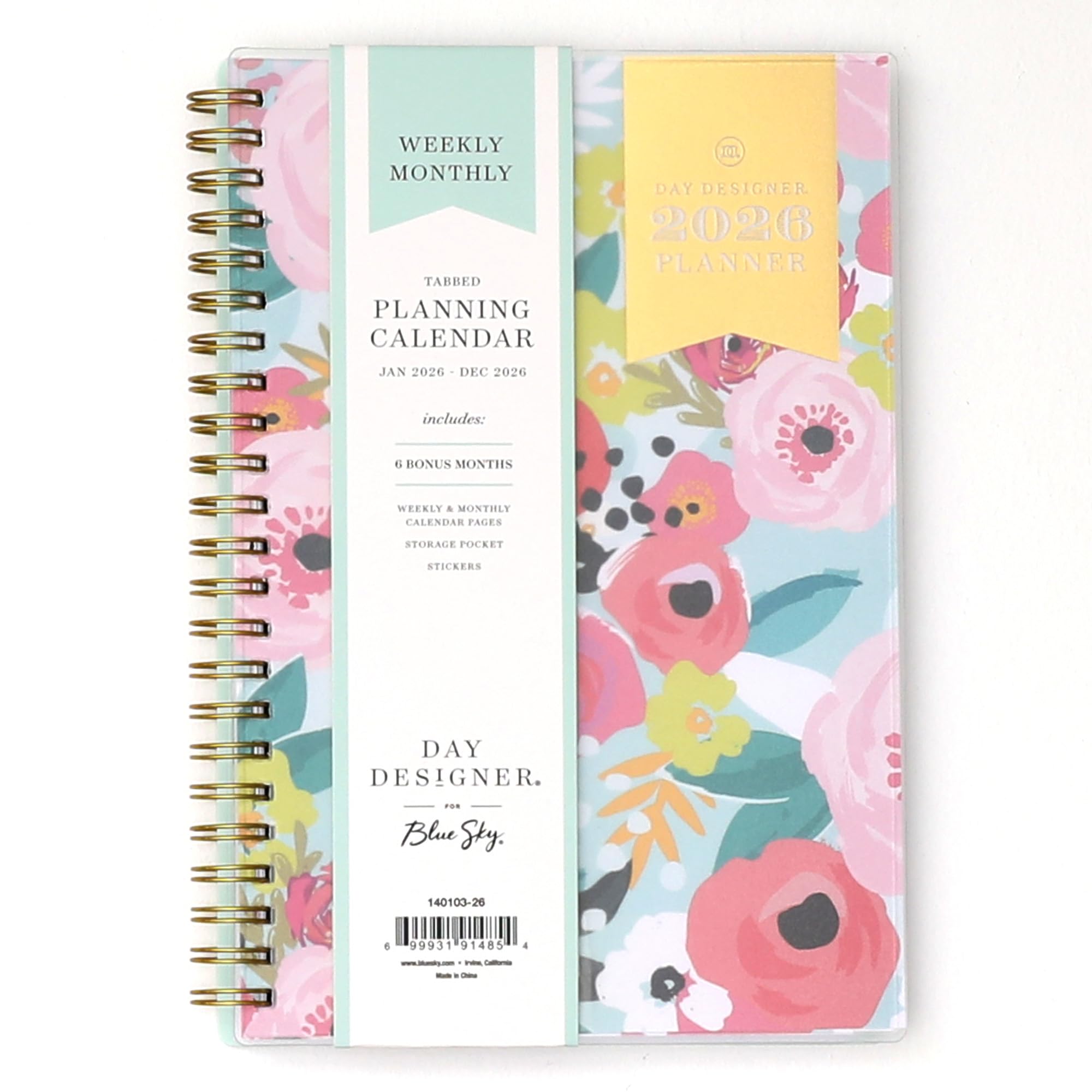 2026 Planner Blue Sky Blue Sky Day Designer 2026 Planner - 8.5x11 ...