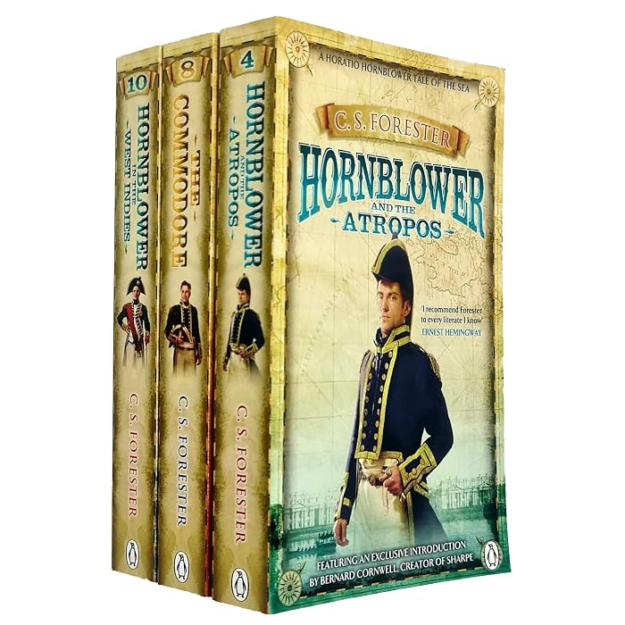 Buy C S Forester Hornblower Series 3 Books Collection Set (Hornblower ...