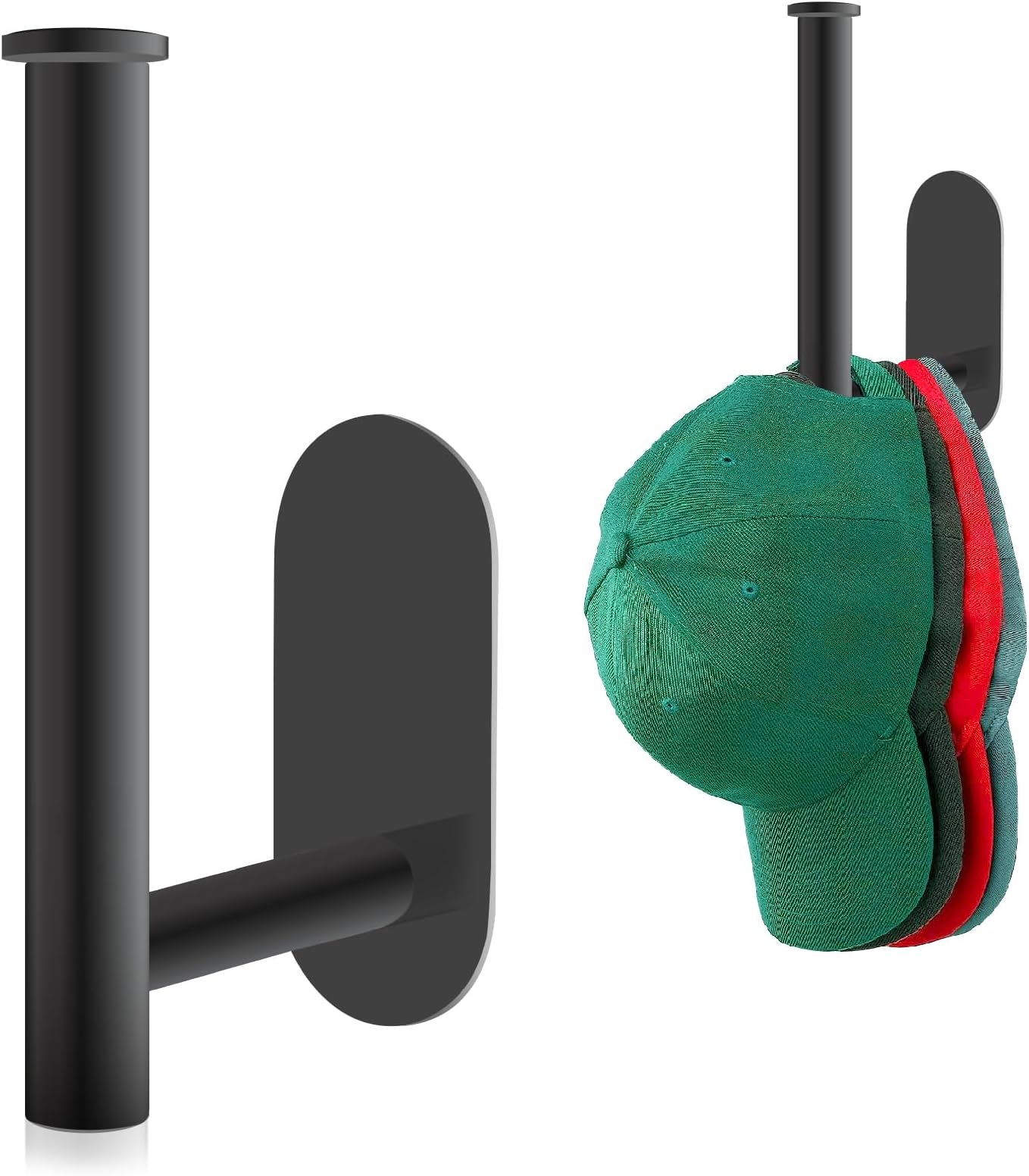 Amazon.com: Eiito Hat Racks for Baseball Caps, Adhesive Hat Hooks for ...