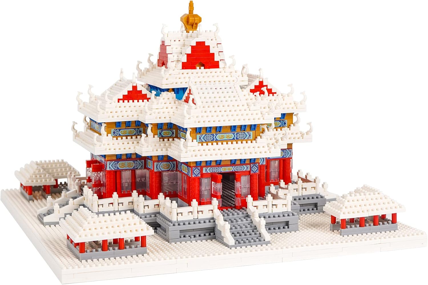 Amazon.com: Geniteen Building Block Set, Chinese Architecture Building ...