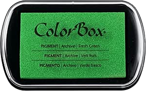 Amazon.com: ColorBox Classic Pigment Ink Pad, Full Size, Fresh Green ...
