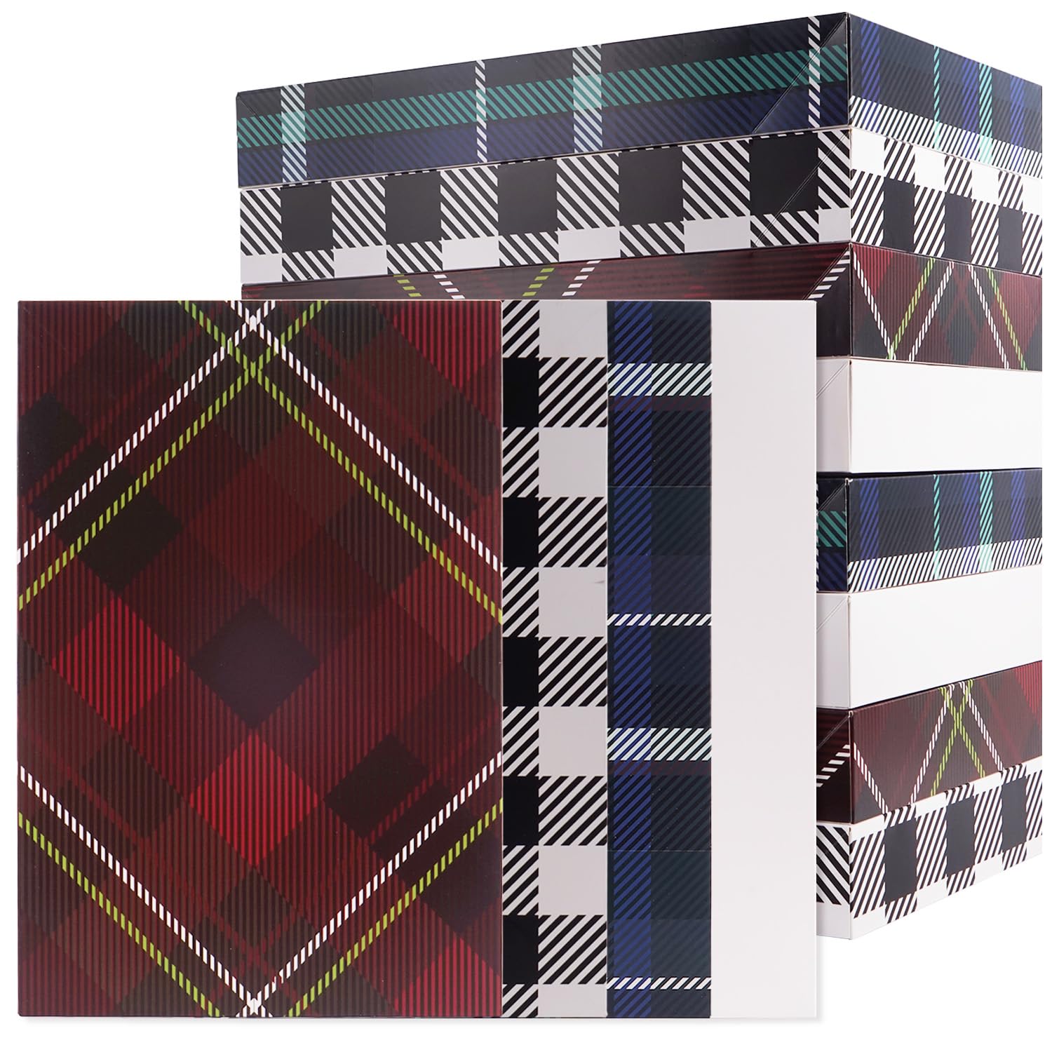 Amazon.com: 12pcs Christmas Shirt Boxes, Christmas Gift Boxes with Lids ...