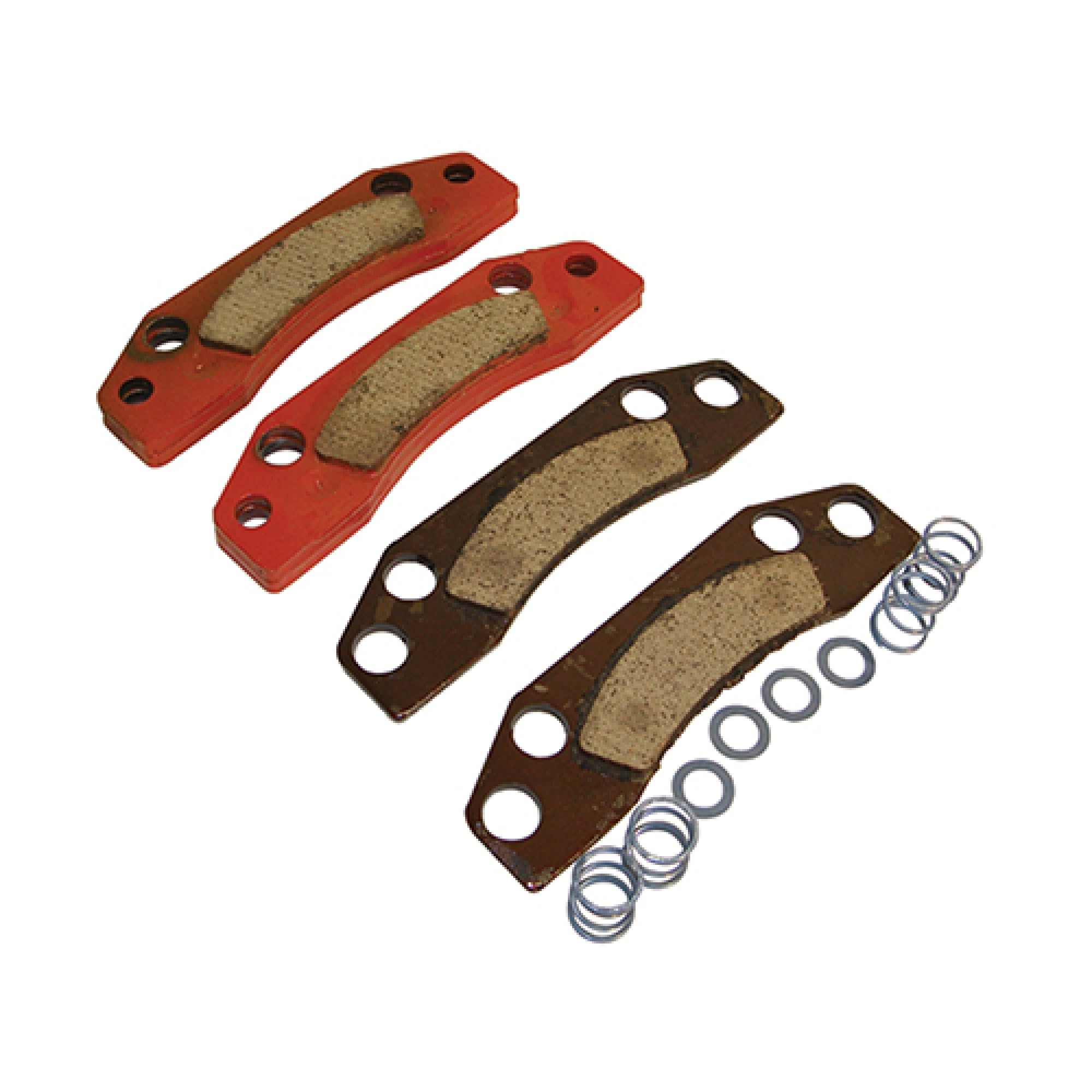 Amazon.com: Red Hawk BRK-205 Brake Pads Set Of 4, 33% longer lining ...