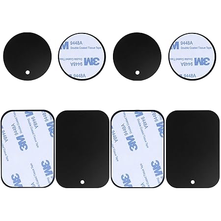 Amazon.com: 8-Pack Replacement Mount Metal Plates D.Sking Car Phone ...