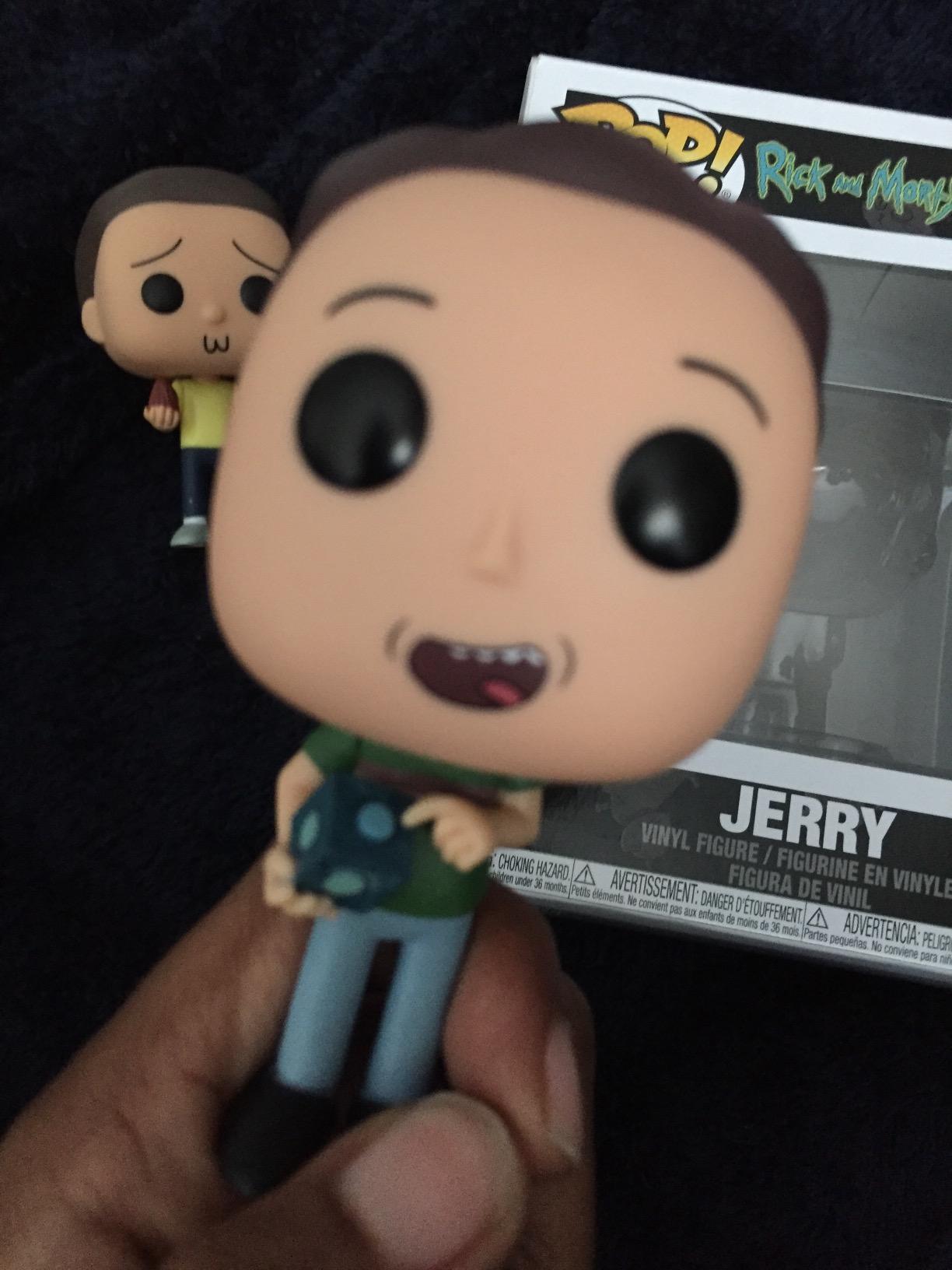 Amazon.com: Funko Pop! Animation: Rick And Morty Jerry Collectible ...