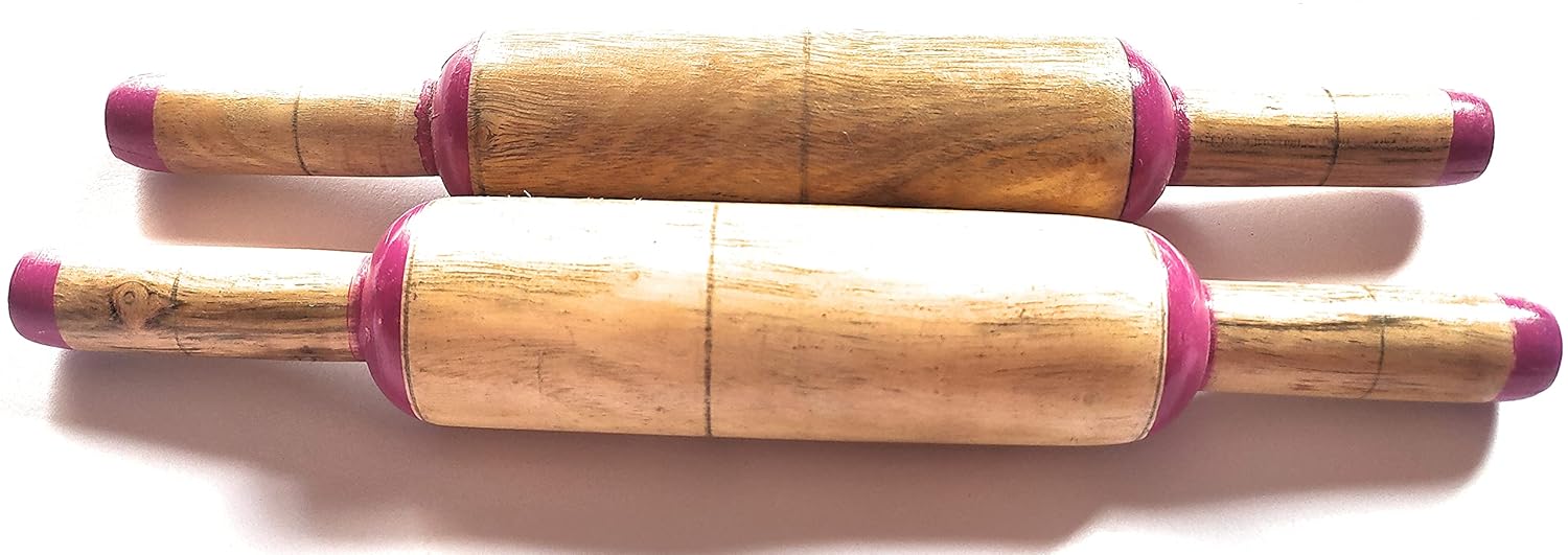 Buy PROR India Wooden Roti Chapati Handmade Multi-Purpose Roller Balan ...