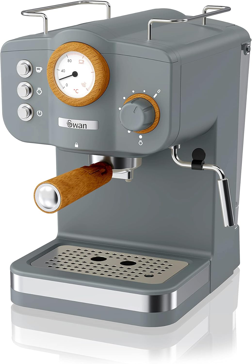 Amazon.com: Salton Swan Nordic Espresso Maker Machine, 15 Bars of ...