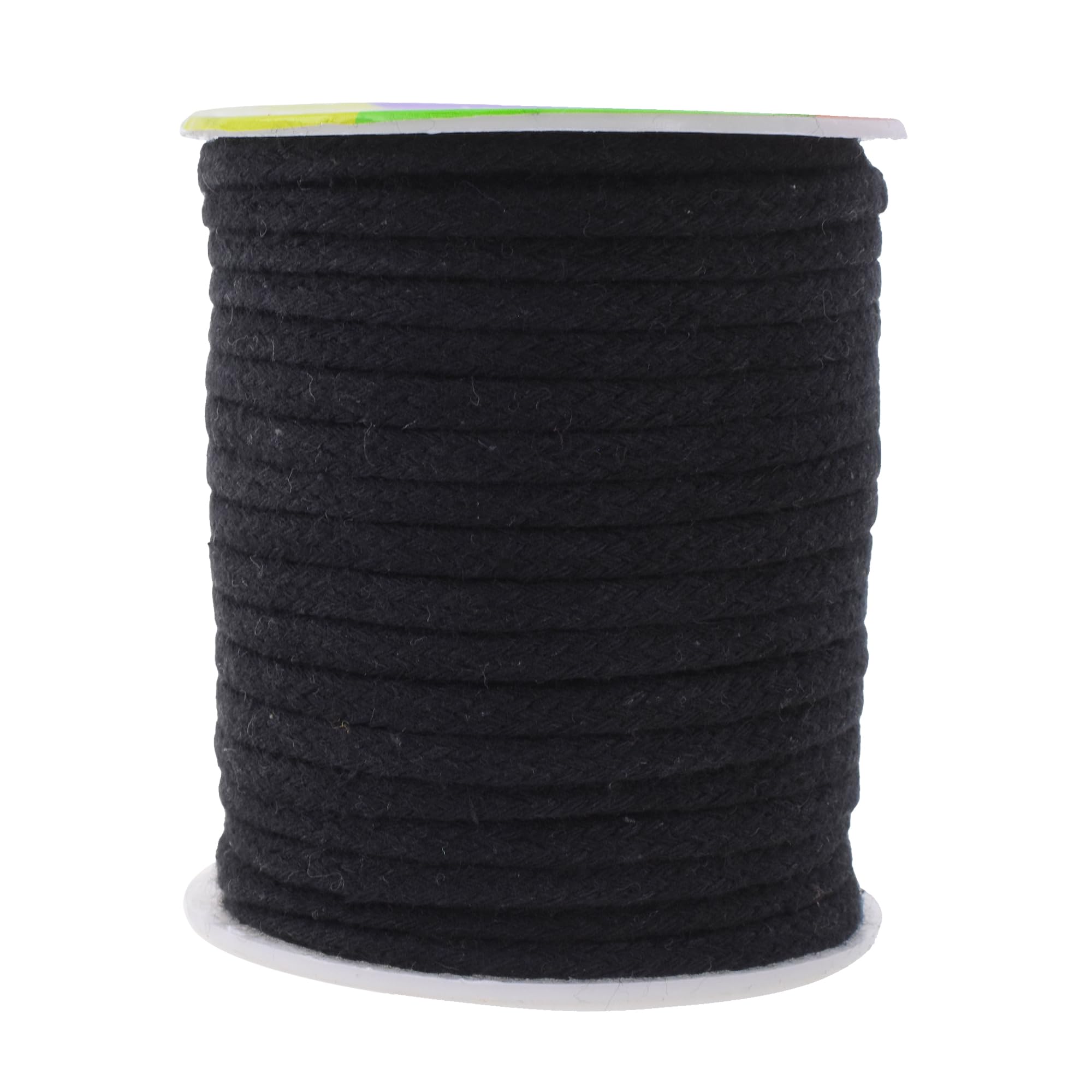 Amazon.com: Mandala Crafts Black Flat Drawstring Cord Drawstring ...