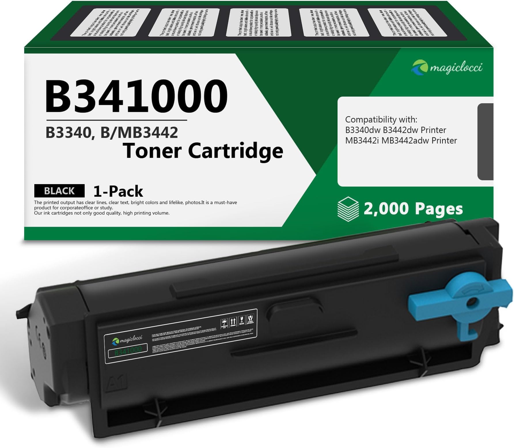 Amazon.com: Lexmark B3340, B/MB3442 Return Program 1.5K Toner Cartridge ...