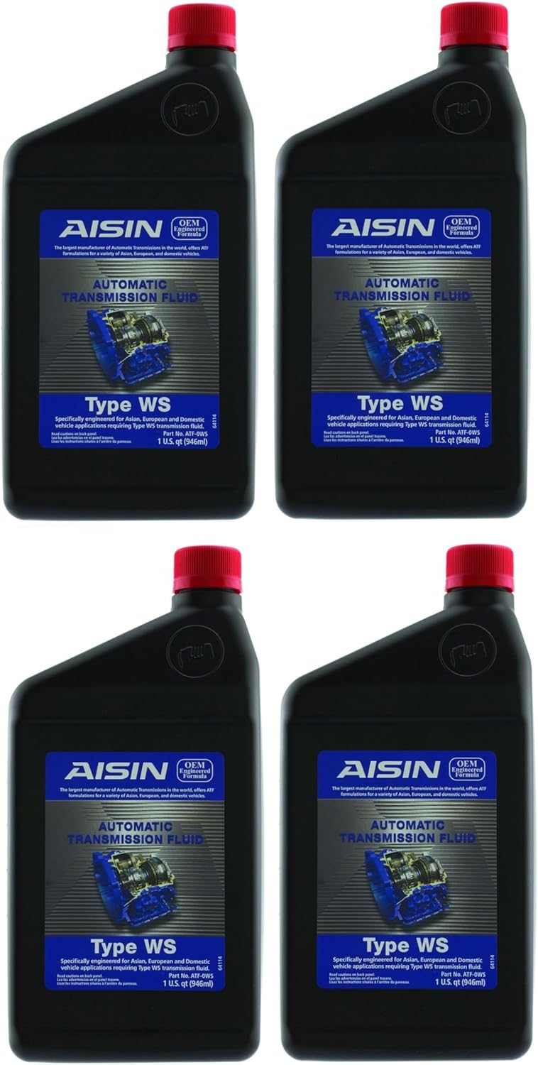 Amazon.com: Set of 4 Auto Trans Fluids Aisin ATF-0WS for Cadillac Lexus ...