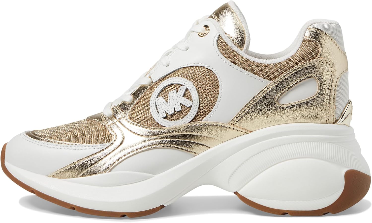 Amazon.com | Michael Kors Zuma Trainer Pale Gold 6.5 M | Fitness ...