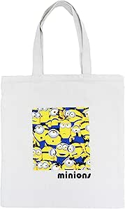 Amazon.com: Marushin 4805041800 Tote Bag, Minions, Square Minions, H 13 ...