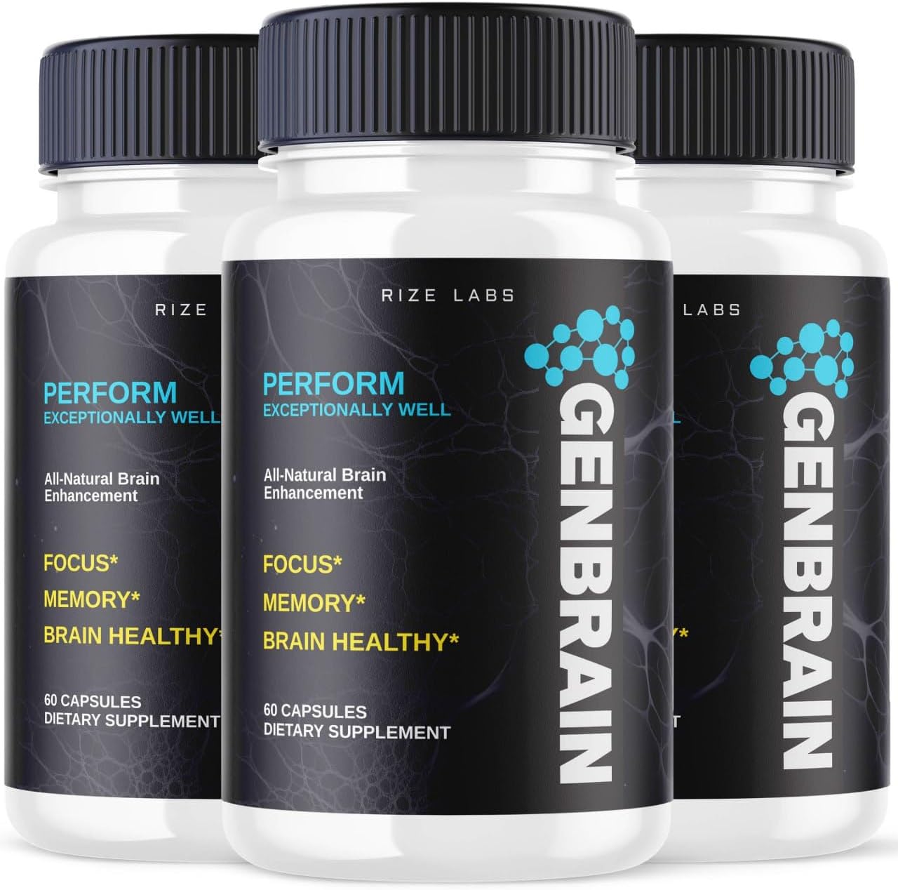 Amazon.com: (3 Pack) GenBrain Memory Supplement, GenBrain Extra ...