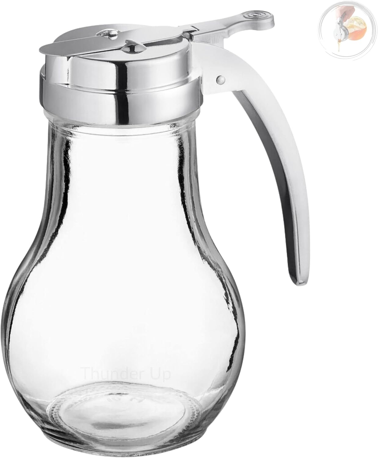 Amazon.com: Thunder Up Maple Syrup Dispenser 14 Oz, Pancake Syrup ...