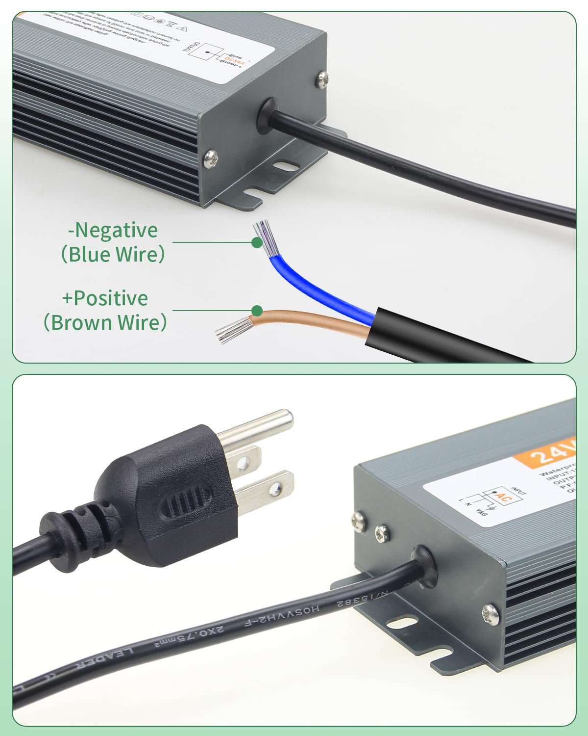 Snapklik.com : 24V LED Driver 150W, Waterproof 6.25A 24V LED Power ...