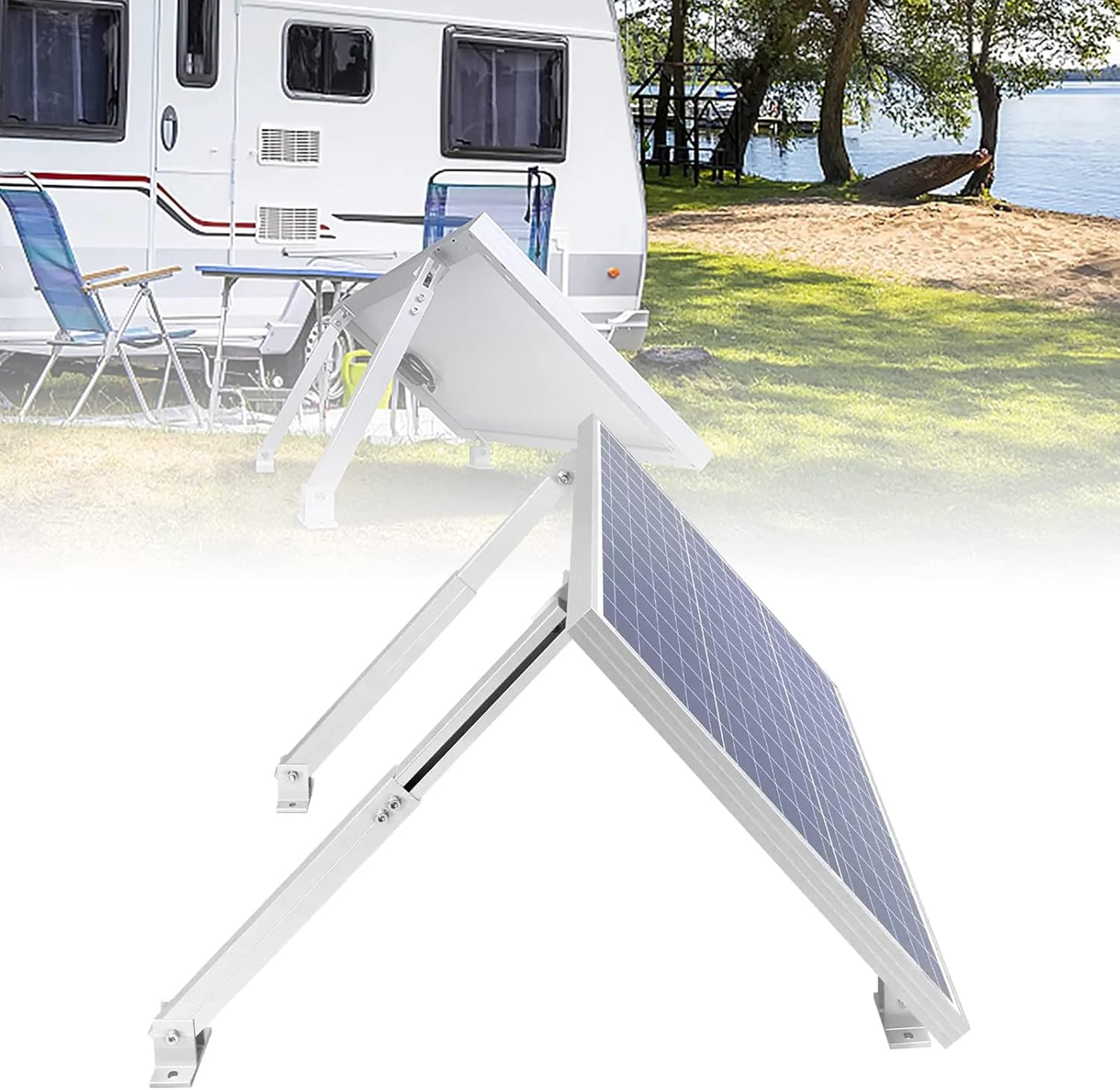 NEYOMID Tilt Mount Bracket Solar,Angle Solar Panel Mounting Leg ...