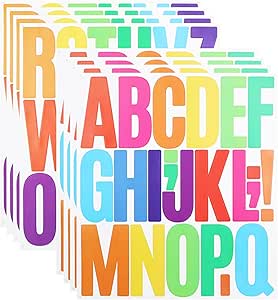 3 Inch Self Adhesive Vinyl Letter Symbol Stickers Kit, Capital Alphabet ...