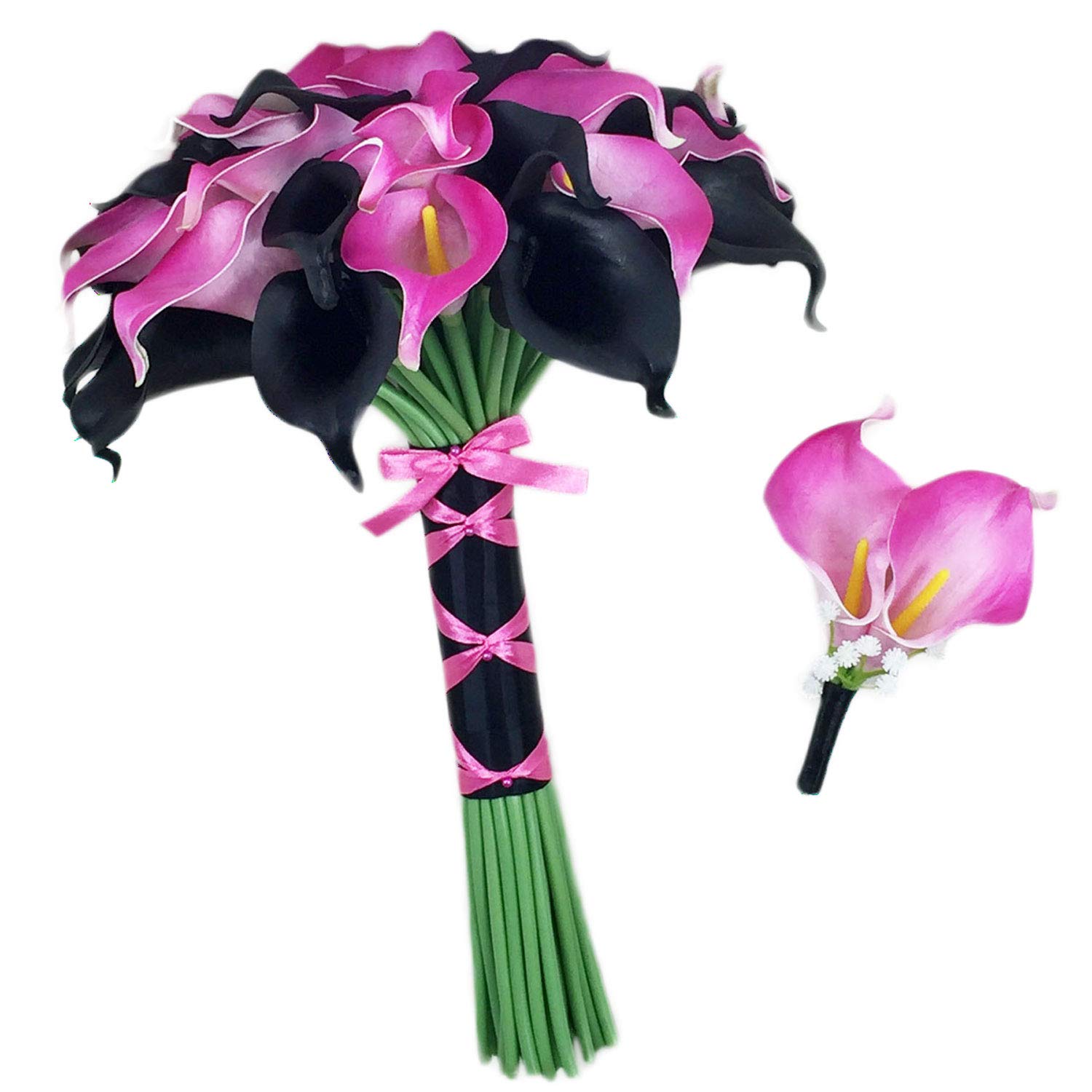 Hot Pink Calla Lily Bouquets