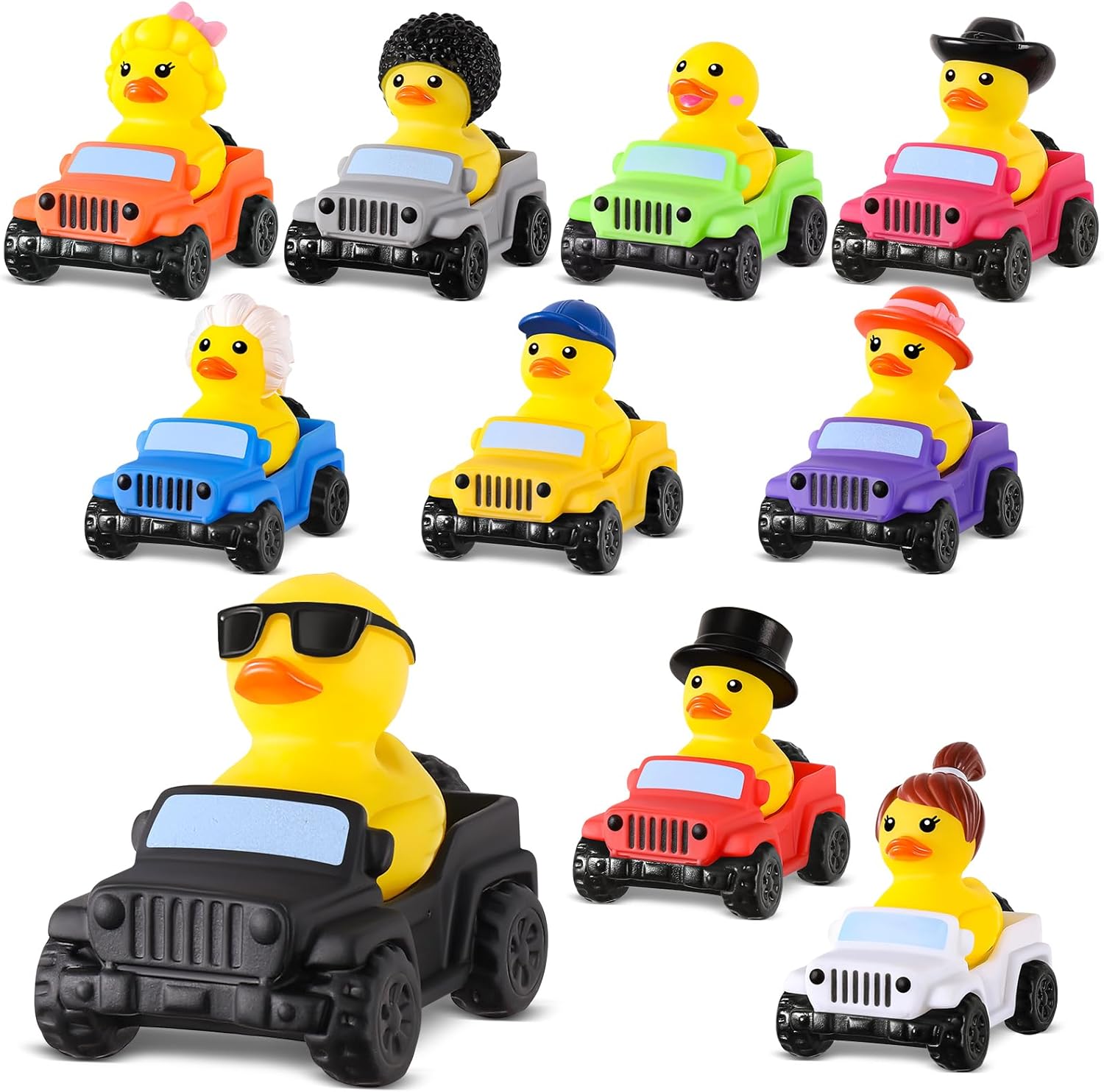 Amazon.com: 40 Pcs Rubber Ducks for Jeeps, 2.8 Inch Ducks for Jeeps, 20 ...