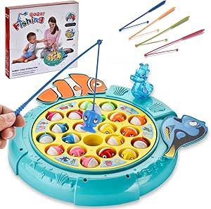 Amazon.com: QuadPro Magnetic Fishing Games Set - Fun and Educational ...