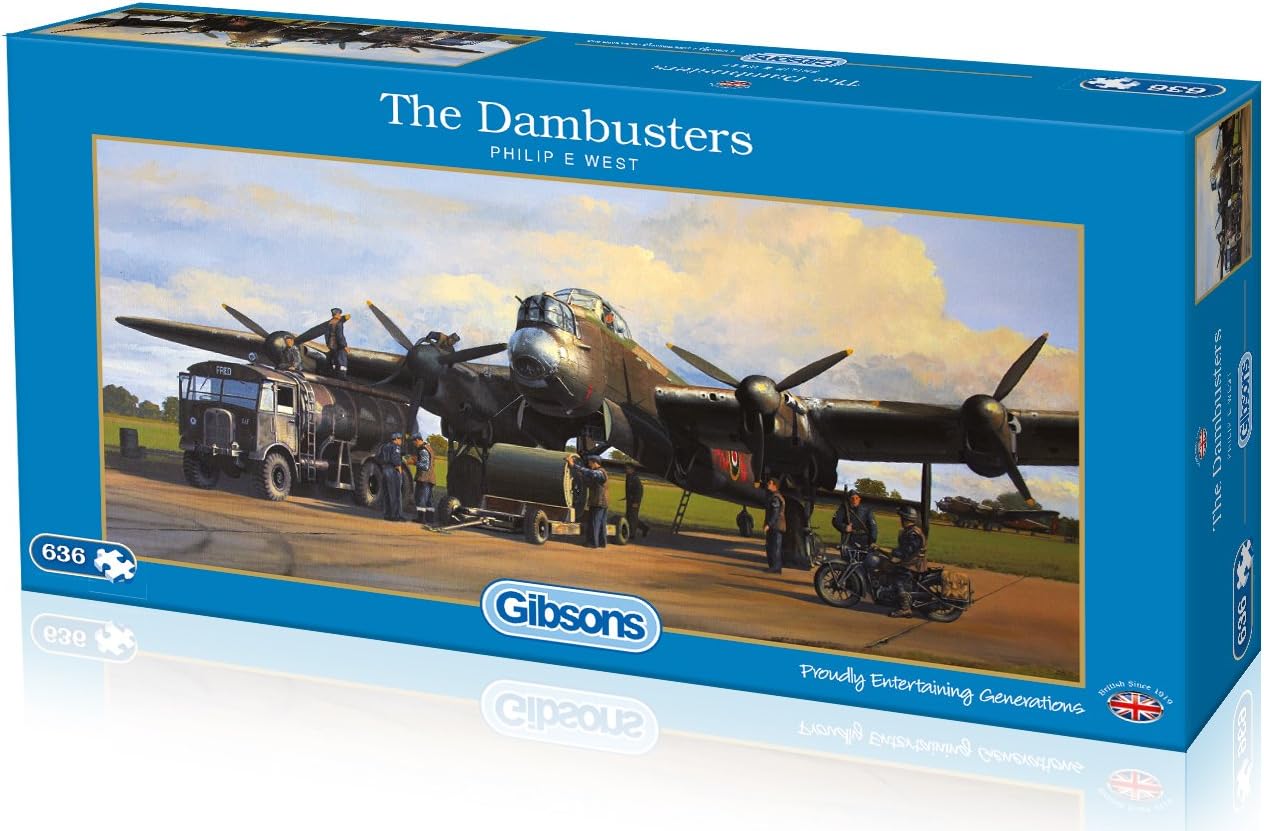 Gibsons The Dambusters Jigsaw Puzzle (636 Pieces) : Amazon.co.uk: Toys ...