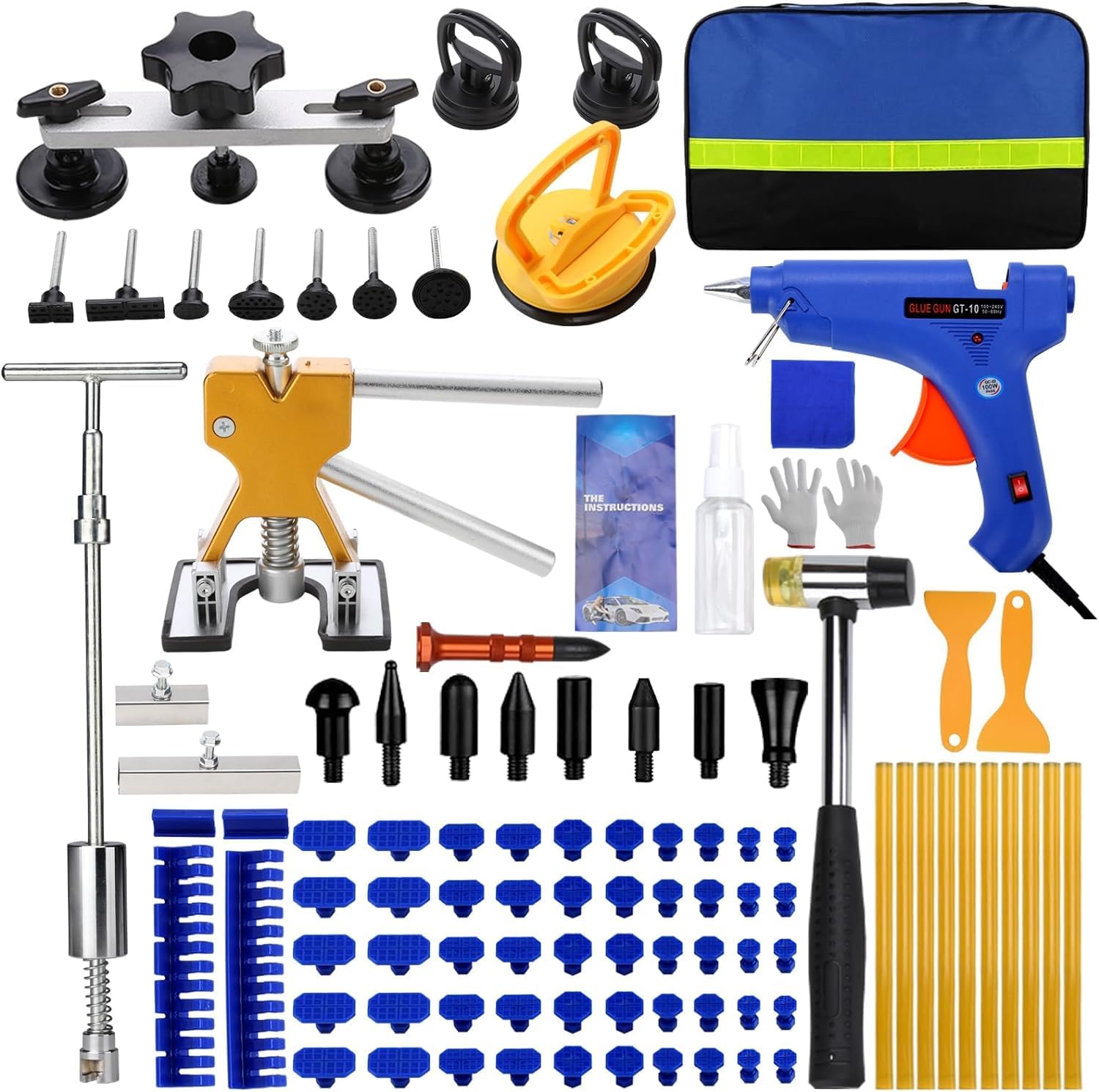 Amazon.com: Teen Dream 97PCS Paintless Dent Removal Kit, Car Dent ...