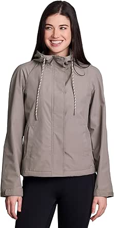 Avalanche Women's Rain Jacket, Quick Drying Thermal Fleece Lined Rain ...
