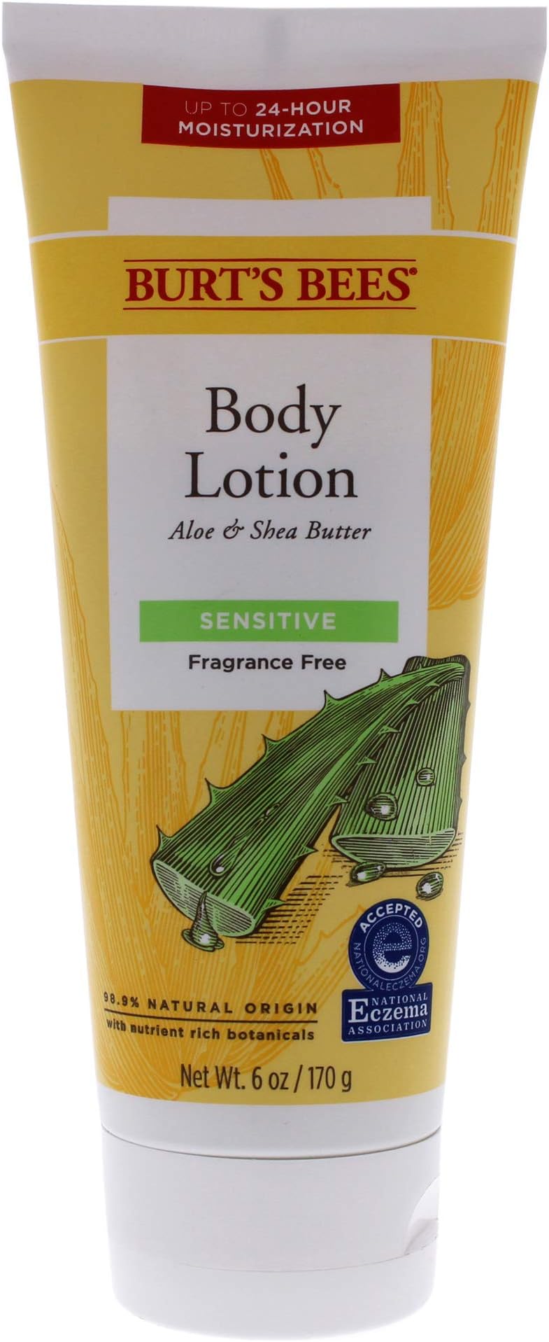 Amazon.com : Burt's Bees Aloe & Shea Butter Body Lotion, Sensitive Skin ...