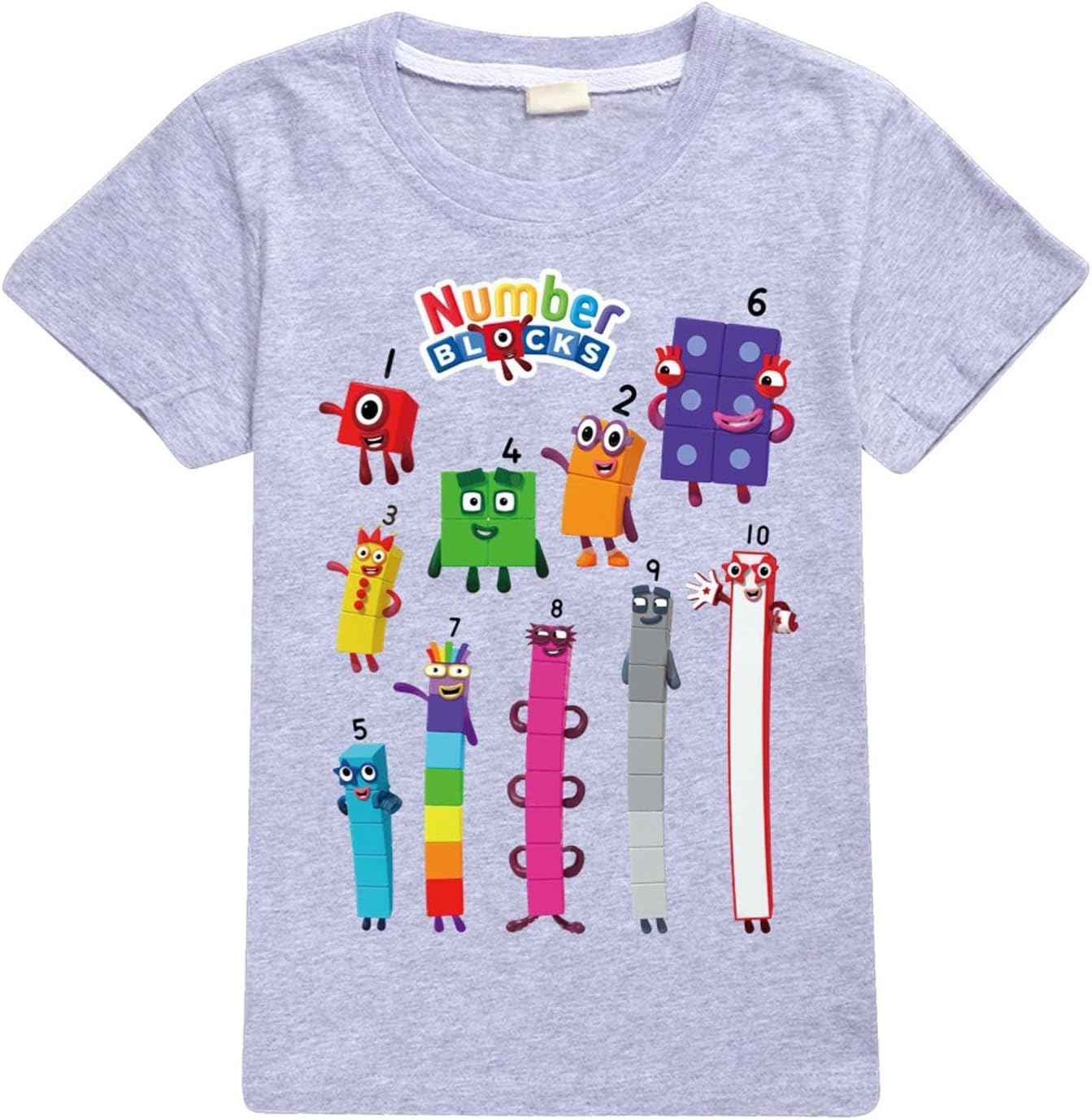 Fodogsh Number.Block - playera para niños, diseño de dibujos animados ...