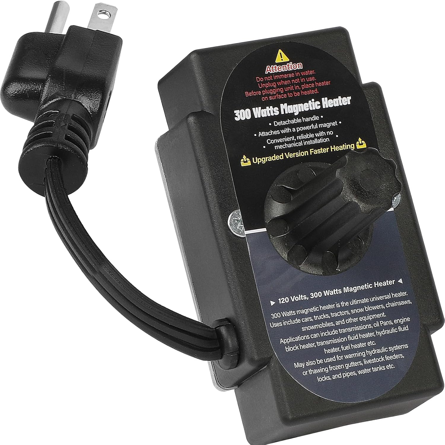 Amazon.com: Magnetic Engine Block Heater, 120V, 300W, compatible with a ...