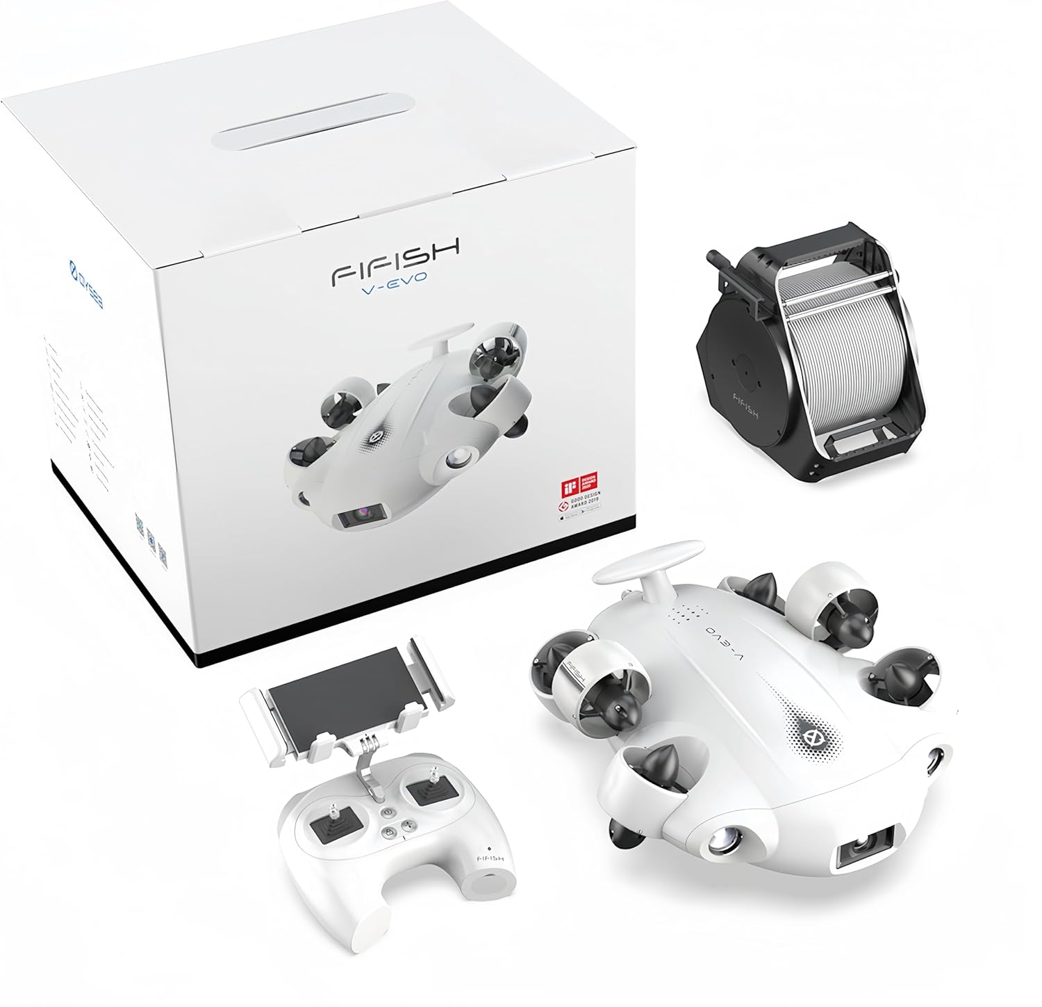 Amazon.com: CAMOLECH FIFISH V-EVO 4K Underwater Drone with Robotic Arm ...