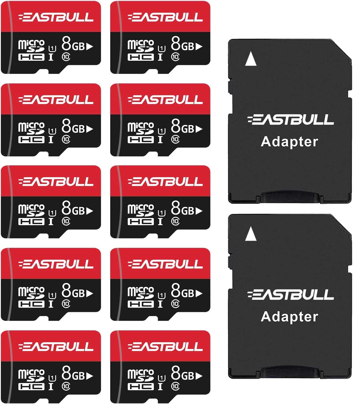 Amazon.com: GIGASTONE 8GB 10-Pack Micro SD Card, Full HD Video ...