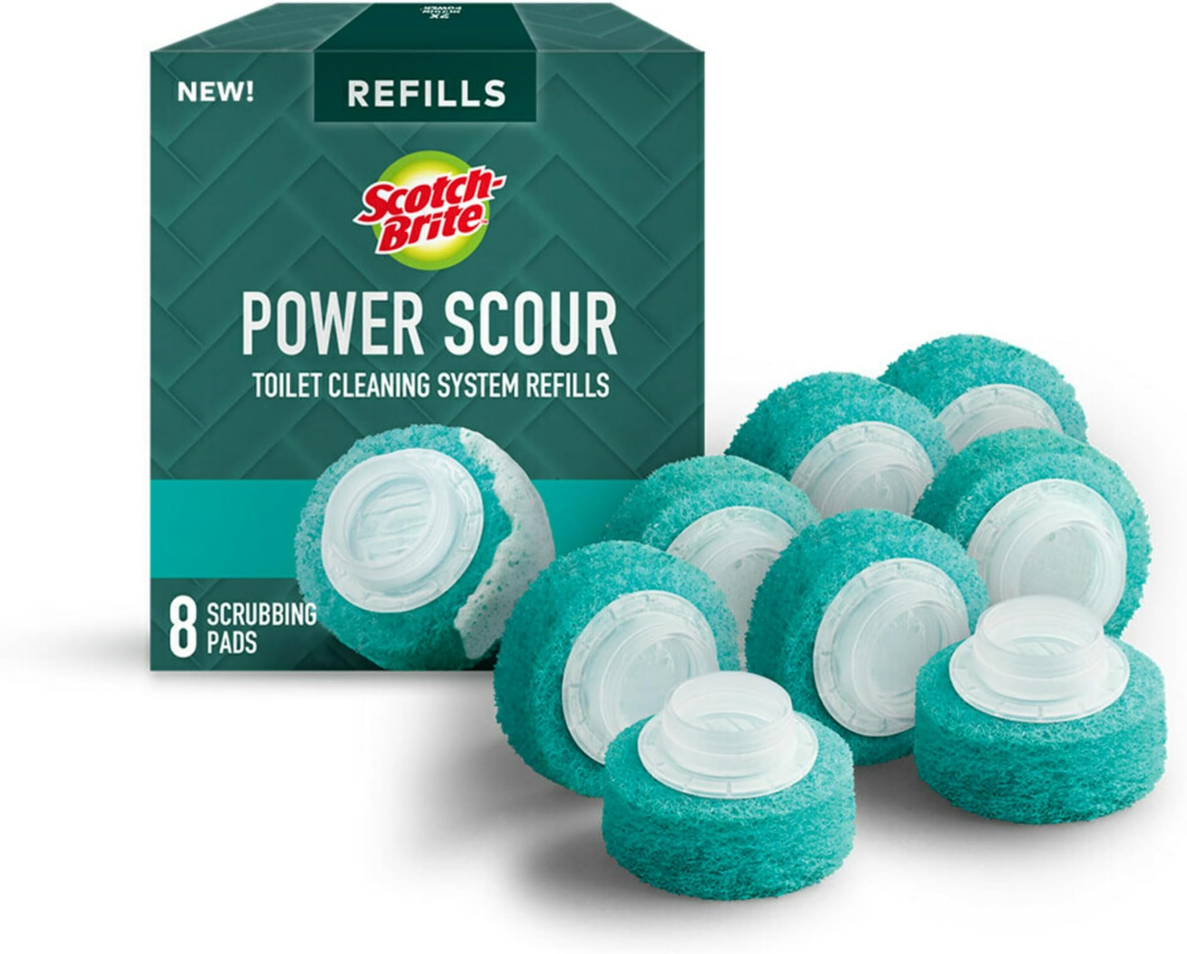 Amazon.com: Scotch-Brite Power Scour Disposable Scrubbing Pad Refills ...