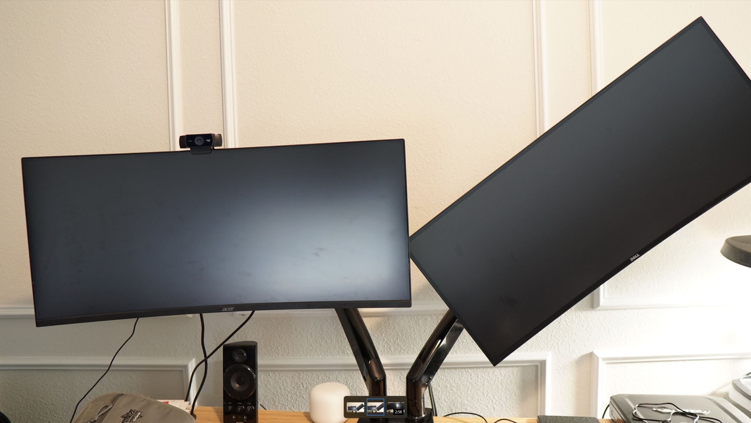 Watch These Dual Arms Are Awesome - Can Hold Two 34" Curve Screens on ...