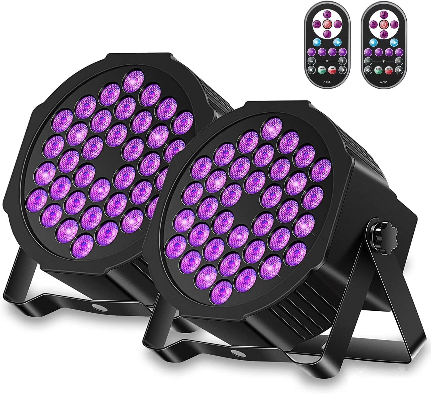 Amazon.com: DragonX 180W LED UV Professional Strobe Black Lights DMX ...