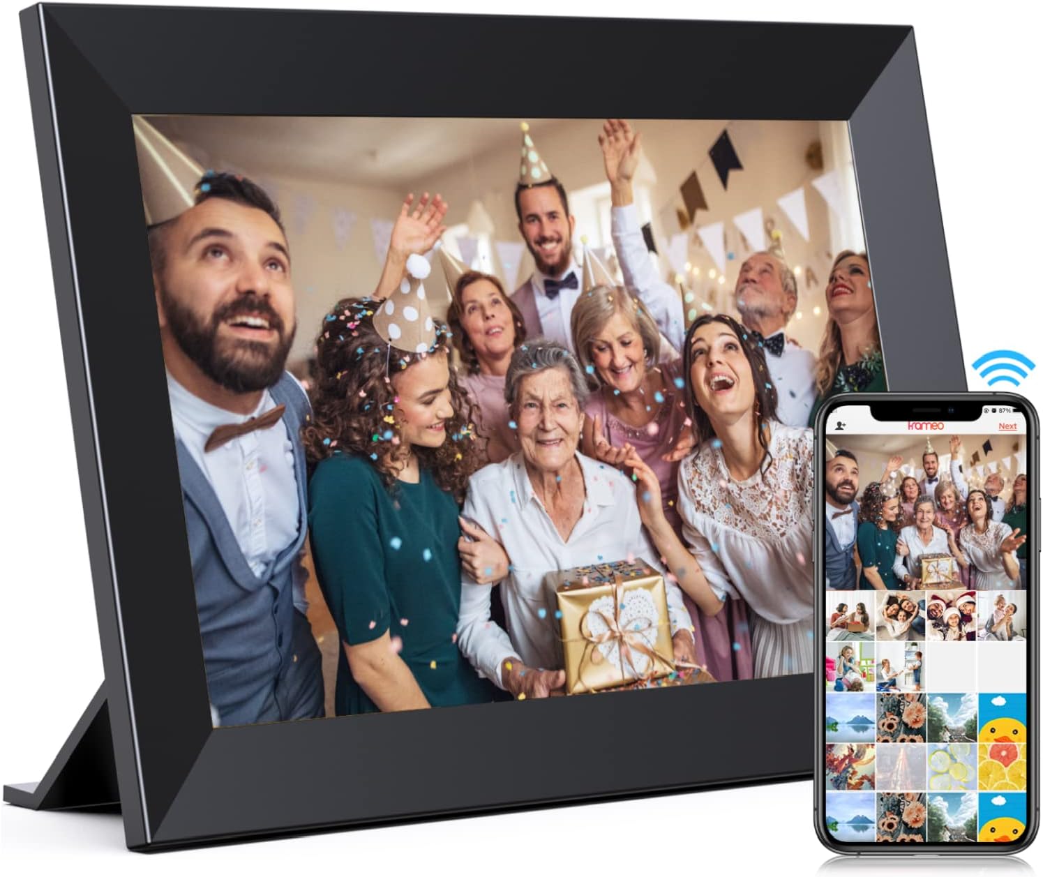 Amazon.com : Nixplay Smart Digital Picture Frame I 10.1 inch I WiFi I ...