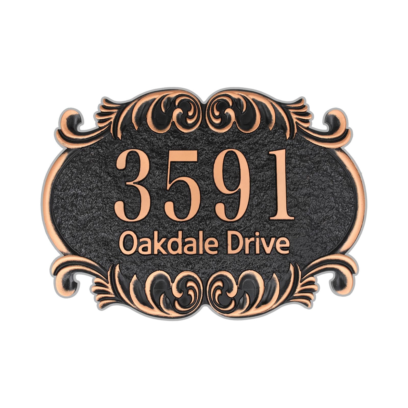 Amazon.com: Address Plaque Handmade - Personalized House Number Sign ...