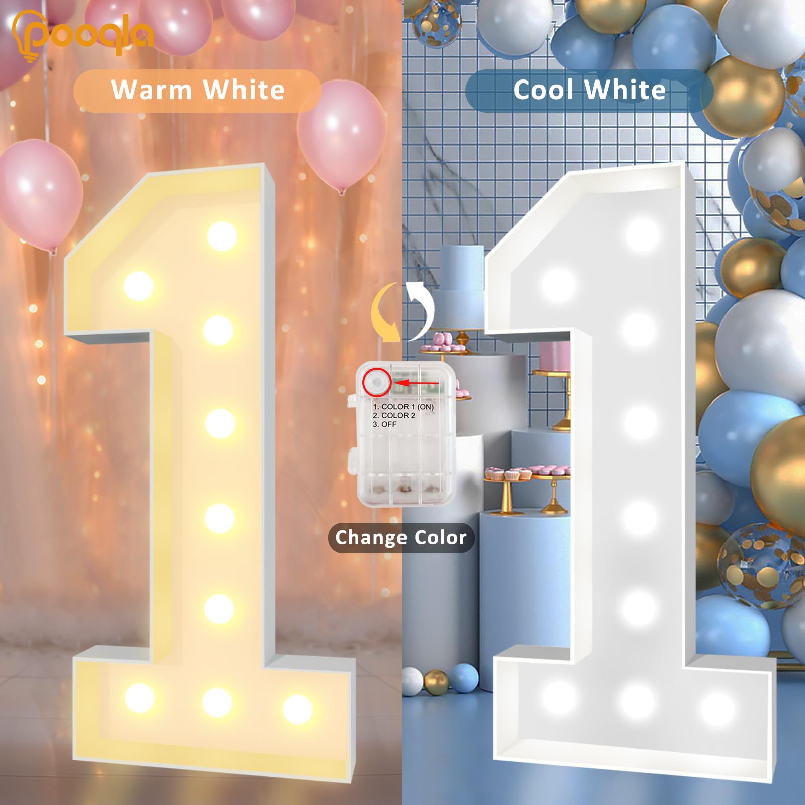 Snapklik.com : 4 FT Marquee Light Up Letters, Giant Letter Sign Marquee ...