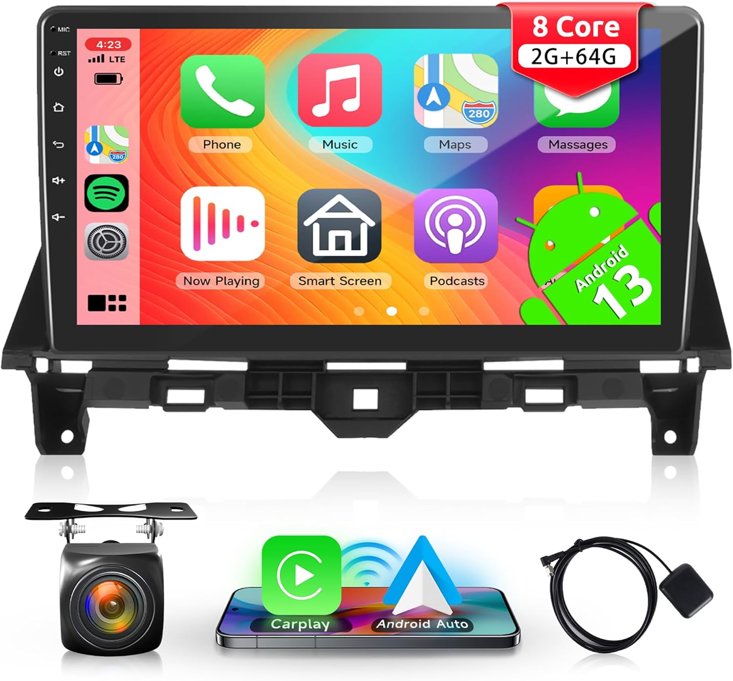 Amazon.com: 8 Core 2G 64G Radio for Honda Accord 2008-2013, Rimoody Android 13 Car Stereo ...