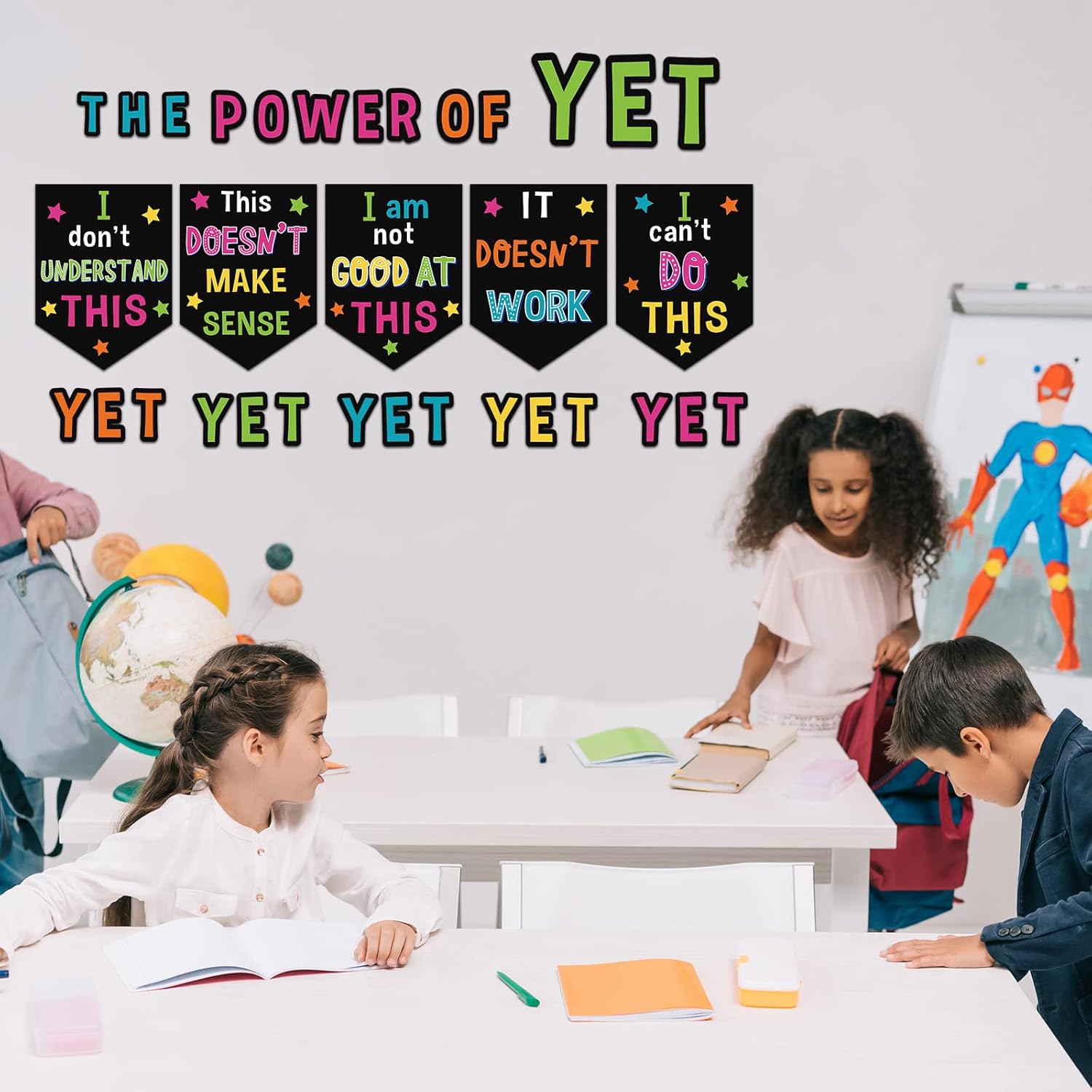 Buy 23 Pieces Growth Mindset Posters Set Classroom Motivational Posters ...