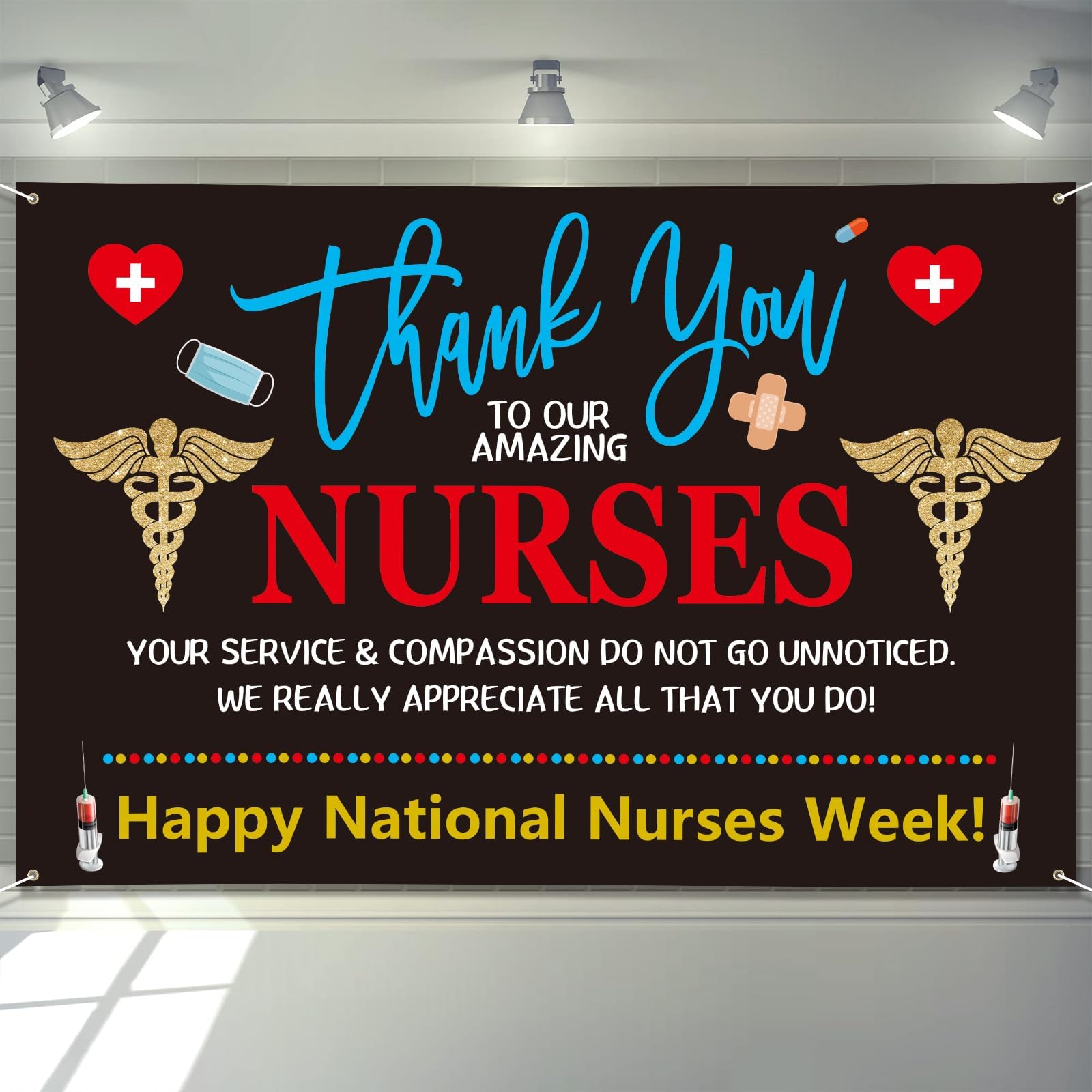 Amazon.com: 2025 Nurse Appreciation Week Decorations, Thank You Nurse ...